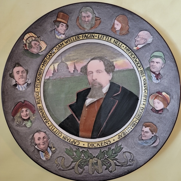Wall Decor | Charles Dickens Plate Made In England | Poshmark